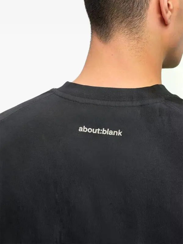 ABOUT:BLANK Logo-print Boxy-fit T-shirt
