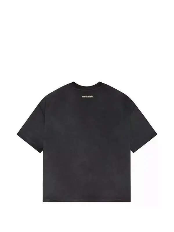 ABOUT:BLANK Logo-print Boxy-fit T-shirt