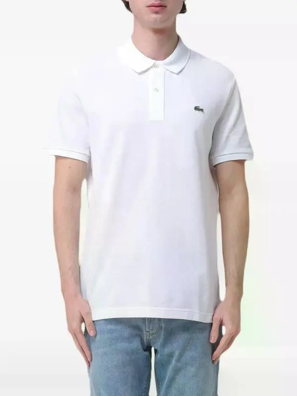 Lacoste Logo-embroidered Polo Shirt - White