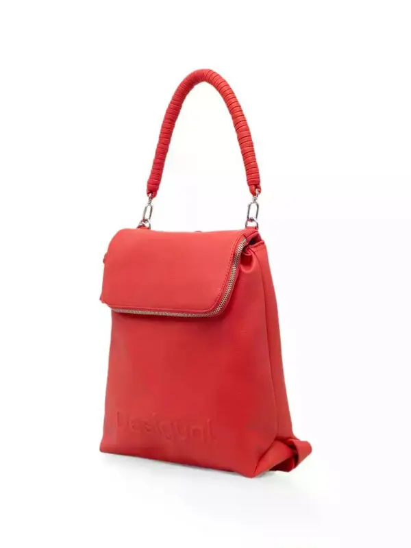 Desigual Embossed Top-zip Backpack