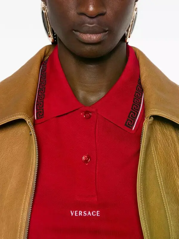 Versace Greca-border Polo Shirt