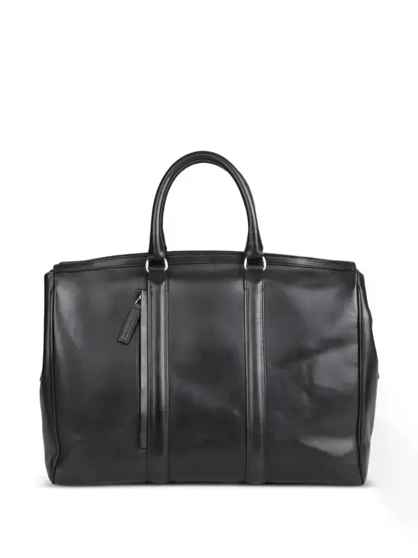 Officine Creative Quentin 007 Leather Holdall - Black