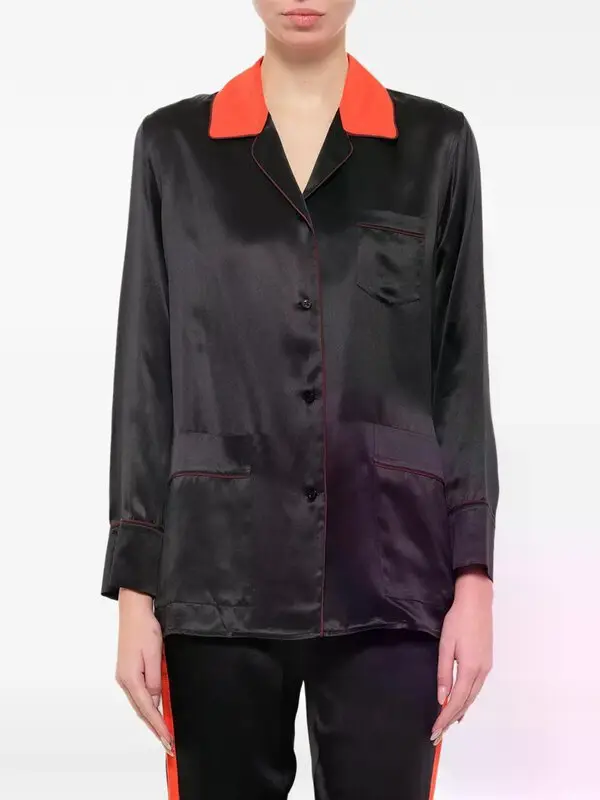 Givenchy Piped Long-sleeve Shirt