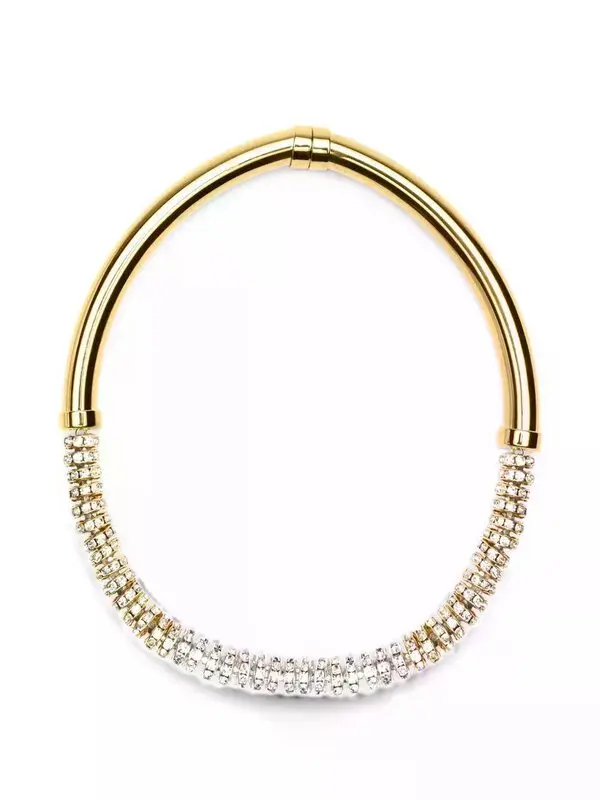 SHARRA PAGANO Crystal Glow Necklace - Gold