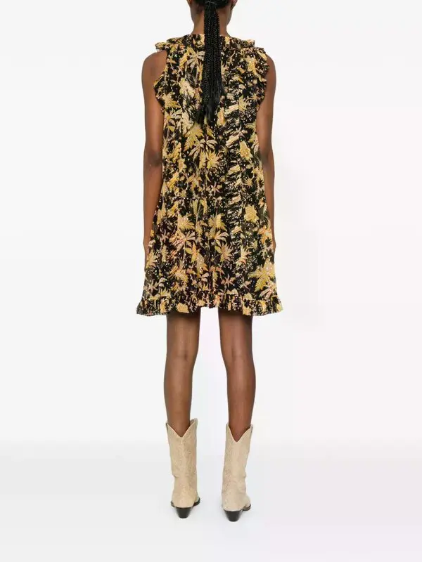 Ulla Johnson Signe Cascading Floral-print Ruffled Mini Dress