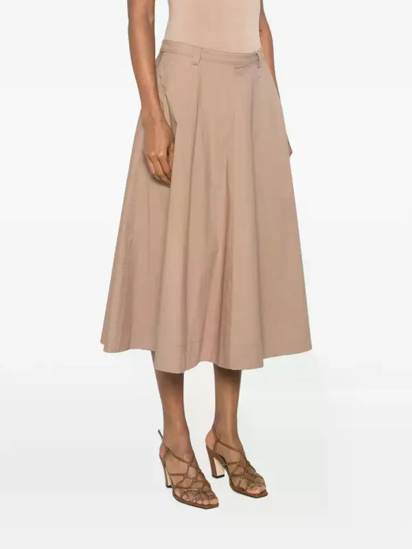 Incotex Belt Loops Pleated Skirt