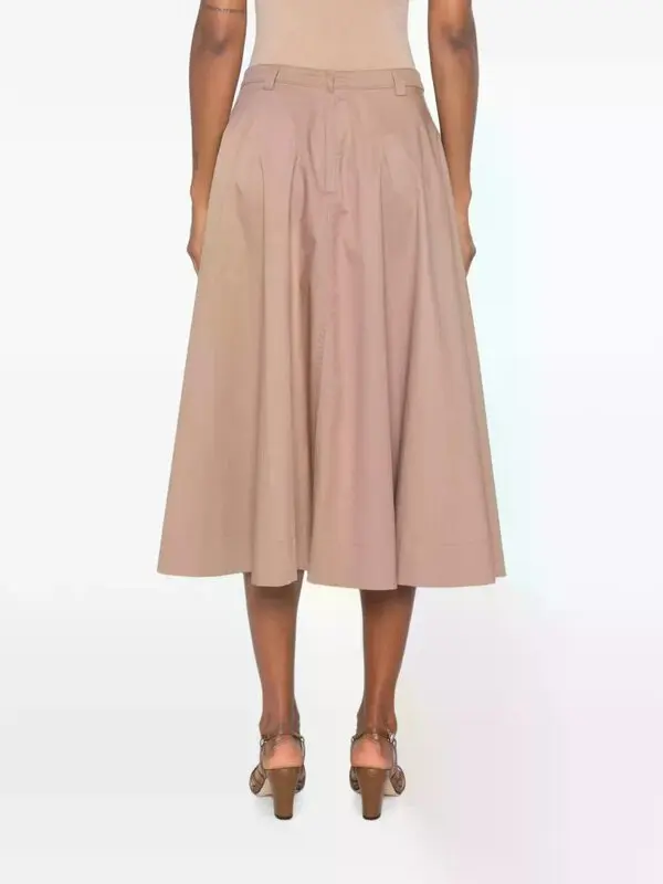 Incotex Belt Loops Pleated Skirt
