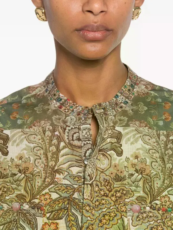 PIERRE-LOUIS MASCIA Floral Print Mini Dress