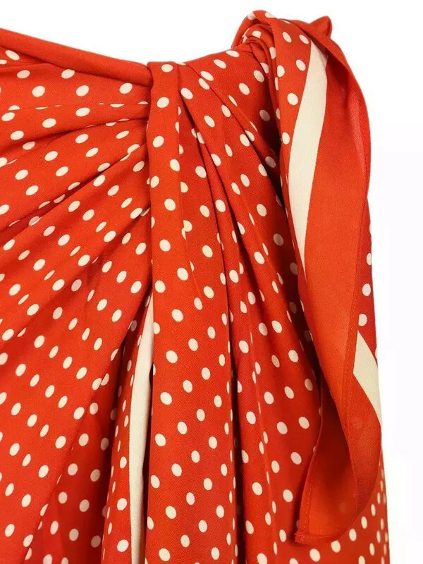 Matteau Polka-dot Silk Pareo