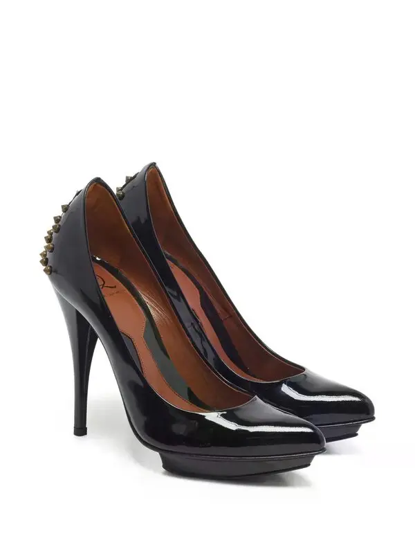 Alexander McQueen Studded Pointed-toe Pumps - Black