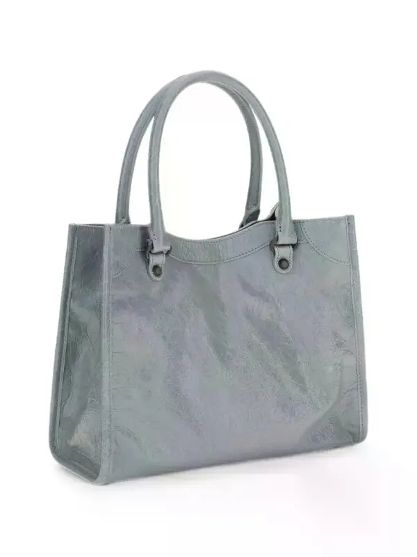 Balenciaga Le City Mini Stud-details Tote Bag