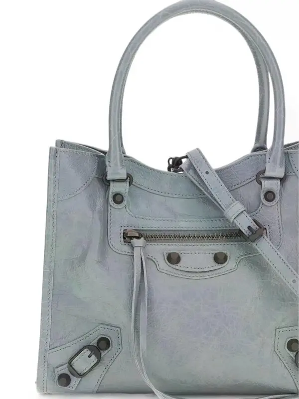 Balenciaga Le City Mini Stud-details Tote Bag