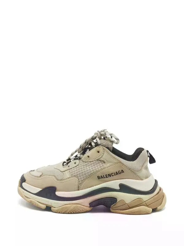 Balenciaga Triple S Mesh Sneakers - Neutrals