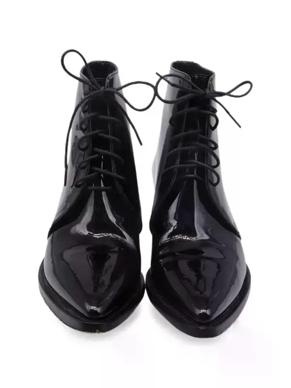 Saint Laurent Theo Lace-up Ankle Boots