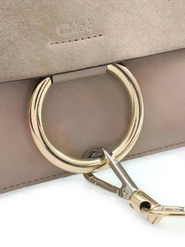 Chloé Faye Shoulder Bag - Grey