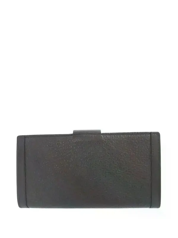 BVLGARI 2010-2026 Leather Doppio Tondo Bifold Wallet Long Wallets
