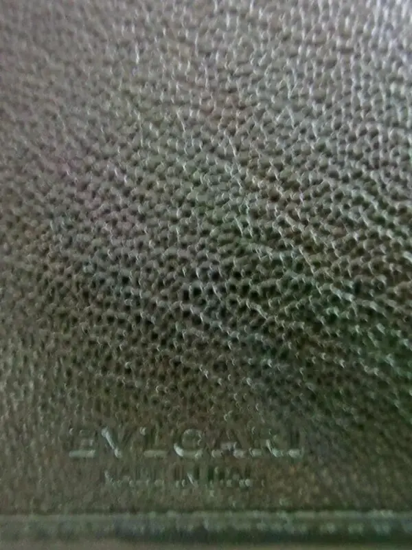 BVLGARI 2010-2026 Leather Doppio Tondo Bifold Wallet Long Wallets