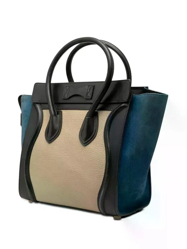 Celine Micro Luggage Tote Bag - Neutrals