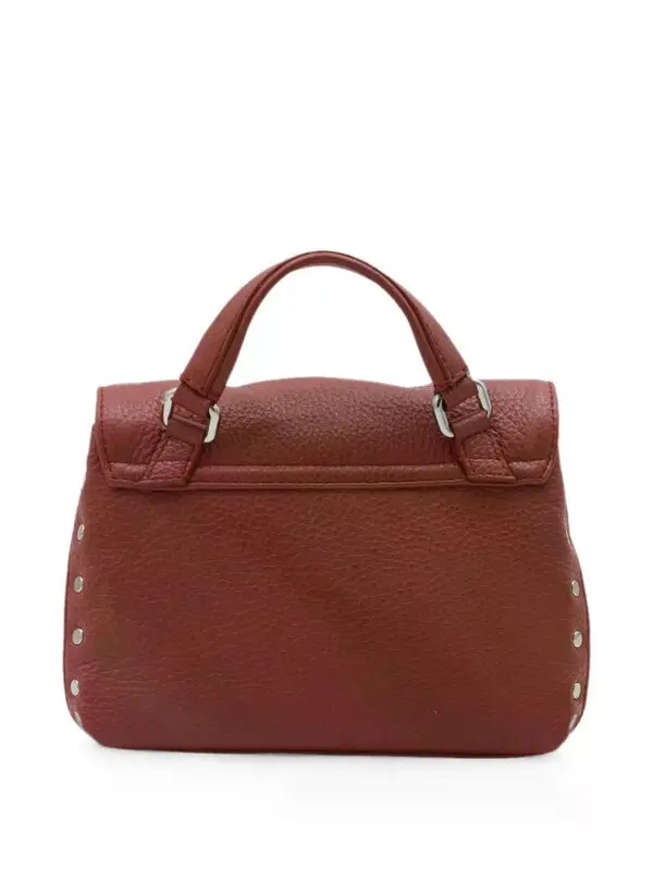 ZANELLATO Baby Postina Studded-leather Tote Bag - Red