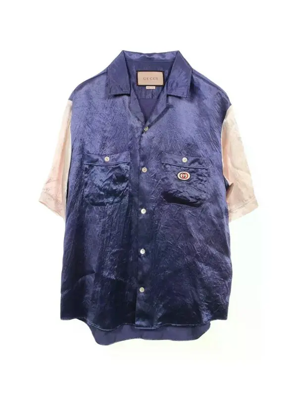 Gucci 2010s Interlocking G Short-sleeve Shirt - Blue