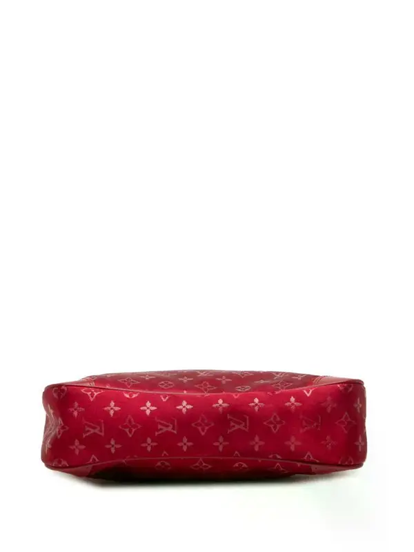 LOUIS VUITTON Monogram Satin Mini Boulogne Shoulder Bag