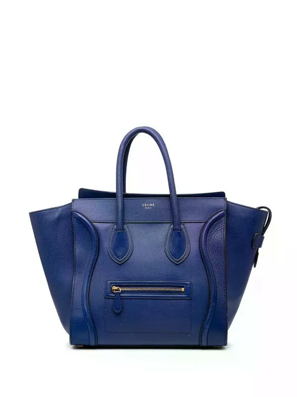 Celine Mini Calfskin Luggage Tote Bag