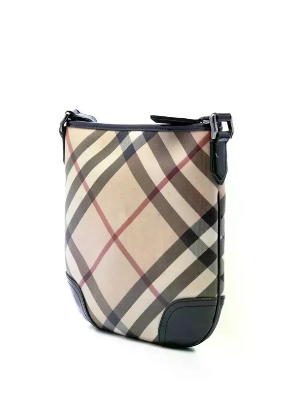 Burberry 2000-2017 Supernova Check Coated Canvas Dryden Crossbody Bag