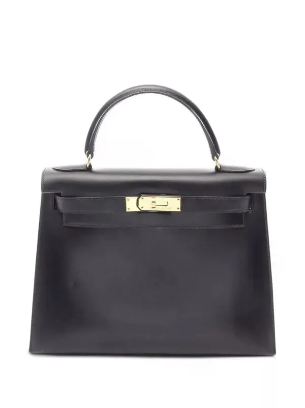 Hermès 1971 Kelly 28 Handbag - Black
