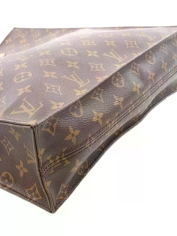 LOUIS VUITTON Monogram Sac Plat Tote Bag