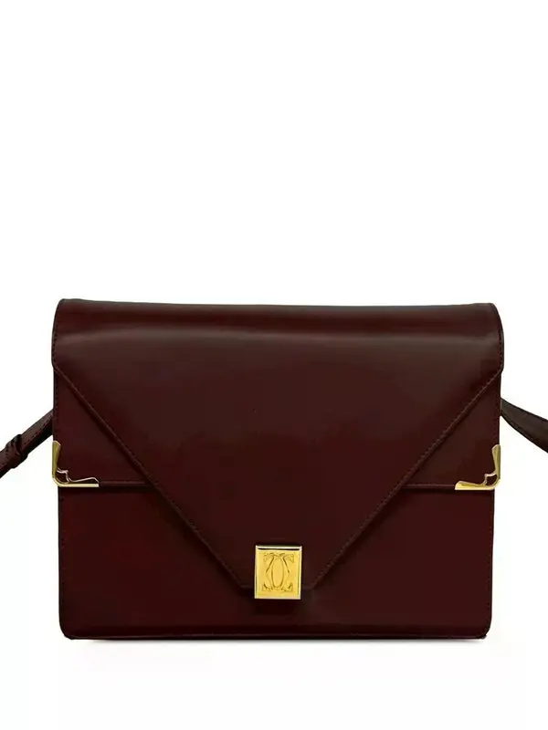 Cartier 2010-2026 Leather Must De Crossbody Bag - Red