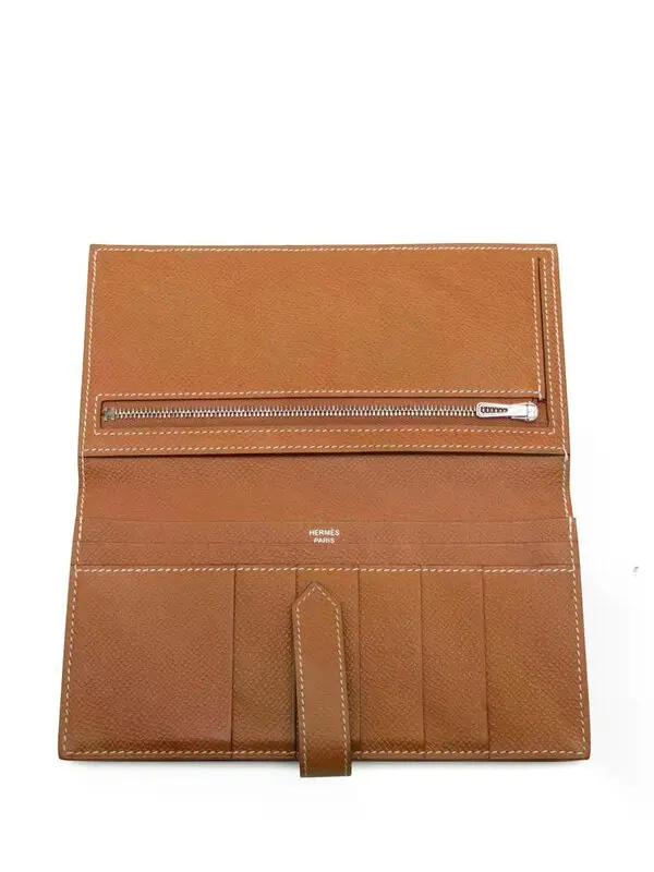 Hermès 2020 Epsom Bearn Wallet Long Wallets