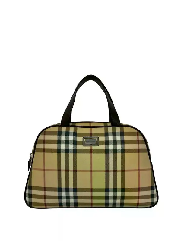 Burberry House Check Canvas Handbag