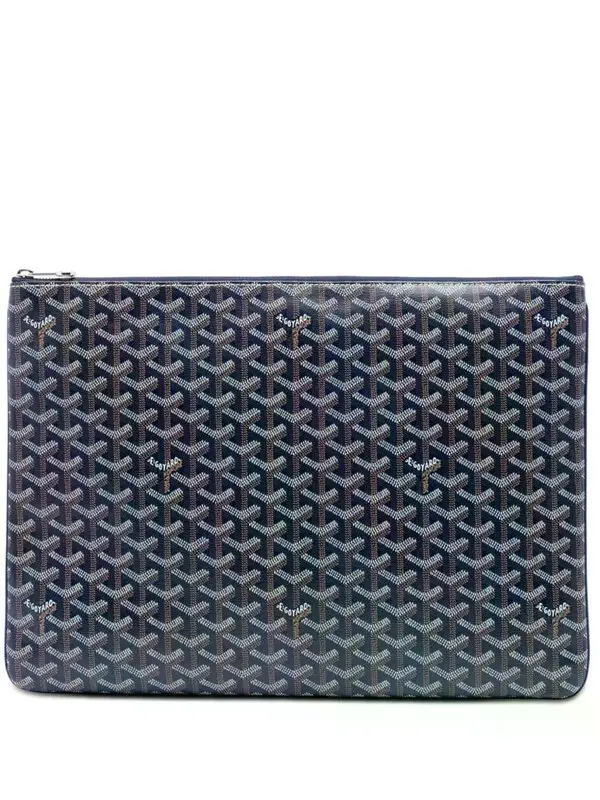 Goyard Senat Gm Clutch Bag - Blue