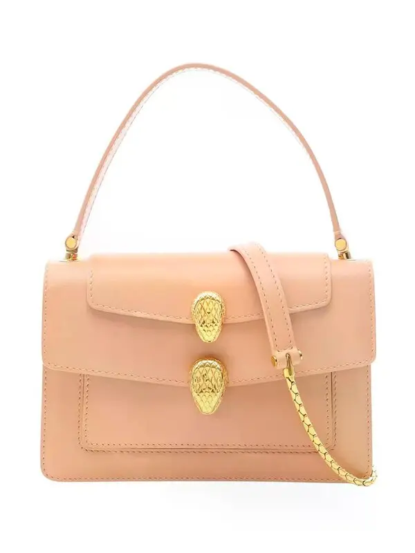 BVLGARI Serpenti Flap Crossbody Bag - Pink