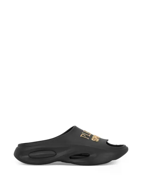 PLEIN SPORT Logo-print Slides