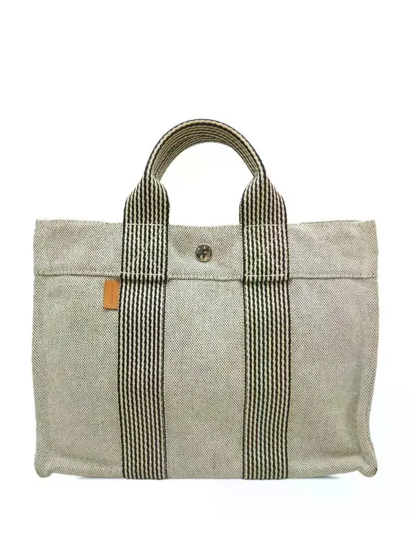 Hermès Canvas Fourre Tout Pm Tote Bag