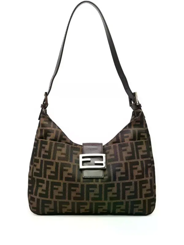Fendi Zucca Canvas Shoulder Bag