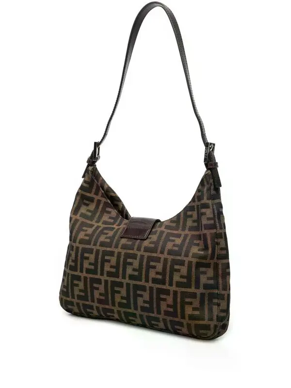 Fendi Zucca Canvas Shoulder Bag