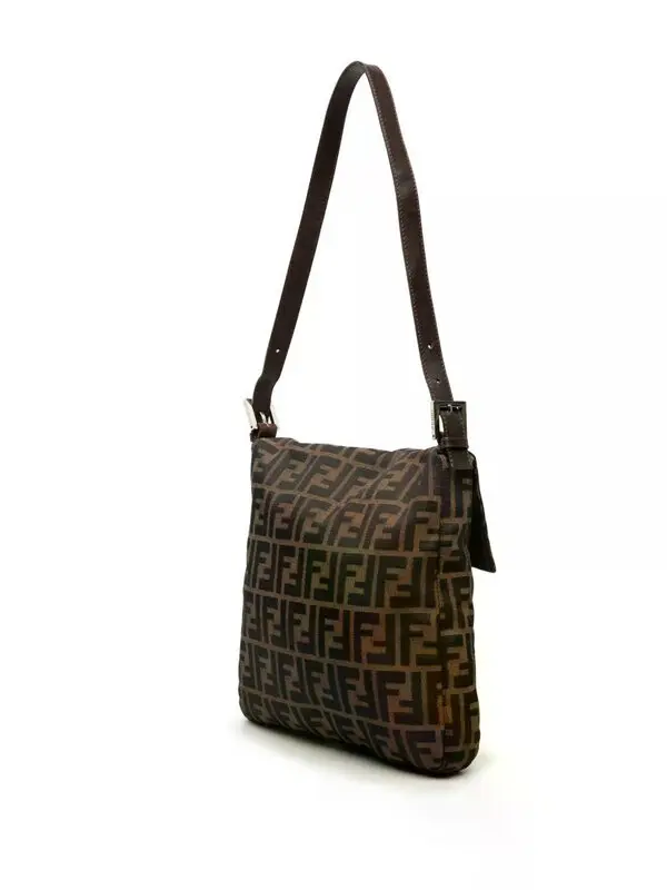 Fendi Zucca Canvas Shoulder Bag