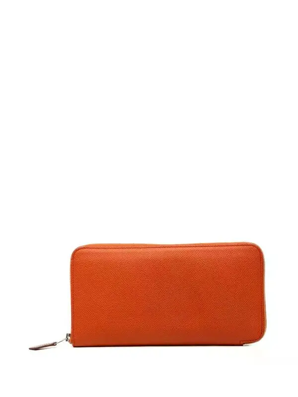 Hermès Epsom Silk Classique Wallet - Orange