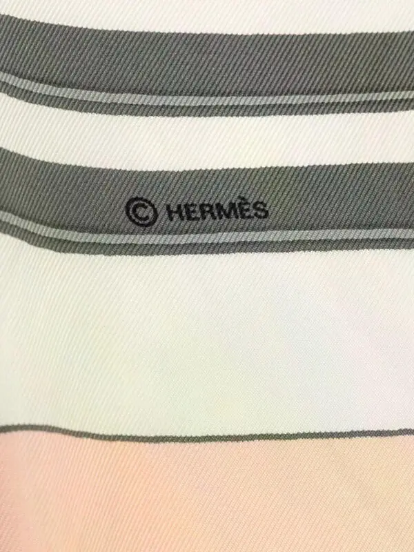 Hermès 1957-1970 Brides De Gala Silk Scarf 90 Scarves - Pink