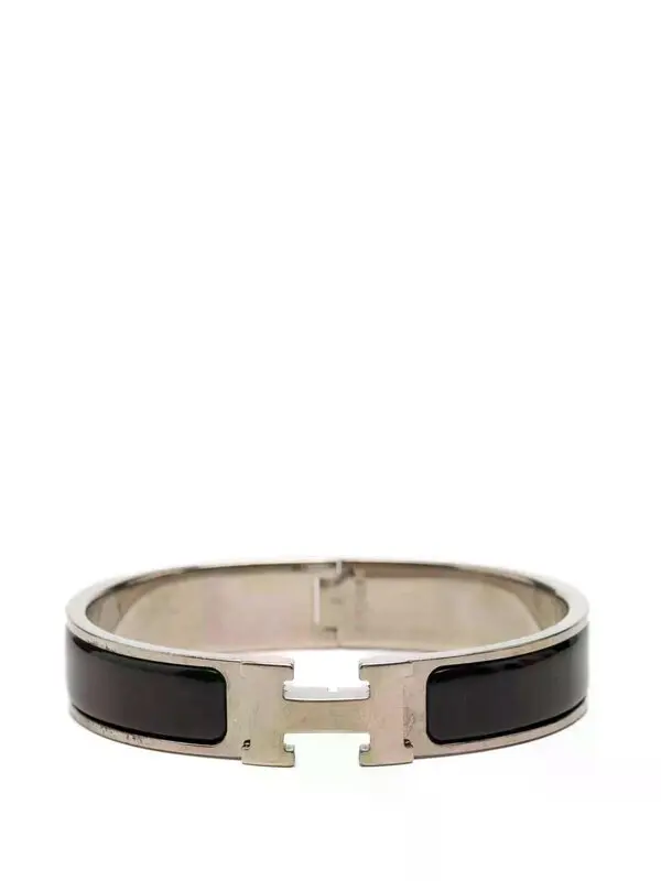 Hermès Enamel Clic H Bracelet Pm - Black