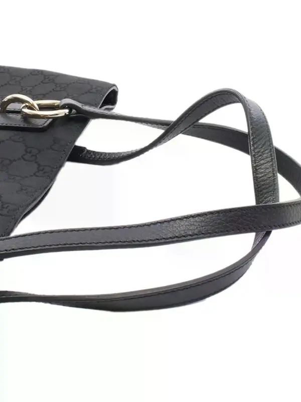Gucci 2000-2015 Medium Gg Denim Charm Tote Bag