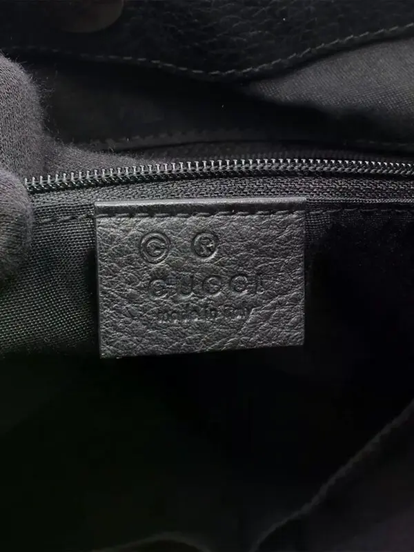 Gucci 2000-2015 Medium Gg Denim Charm Tote Bag