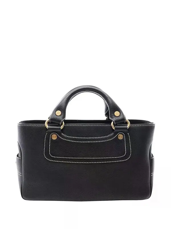 Celine Leather Boogie Handbag - Black