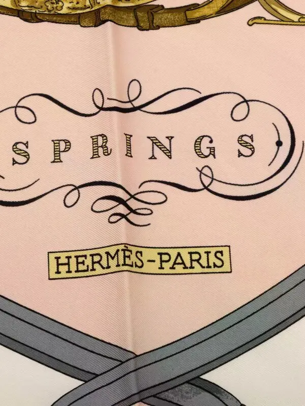 Hermès 1970-1990 Springs Silk Scarf 90 Scarves