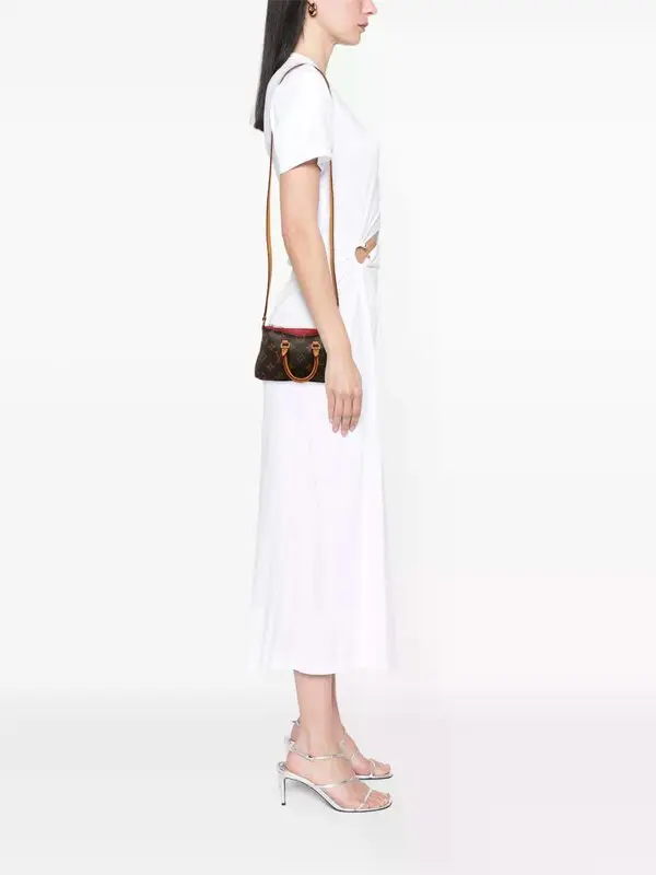 LOUIS VUITTON 2015 Monogram Nano Pallas Satchel