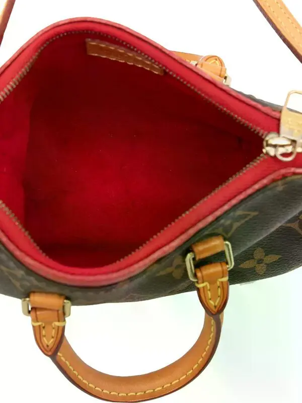 LOUIS VUITTON 2015 Monogram Nano Pallas Satchel