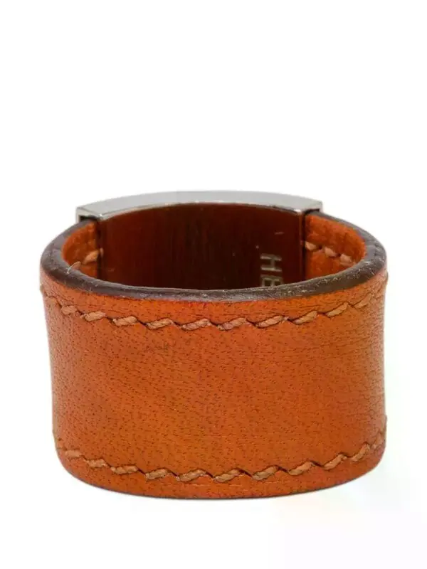 Hermès Swift And Palladium Plated Lurie Ring - Orange