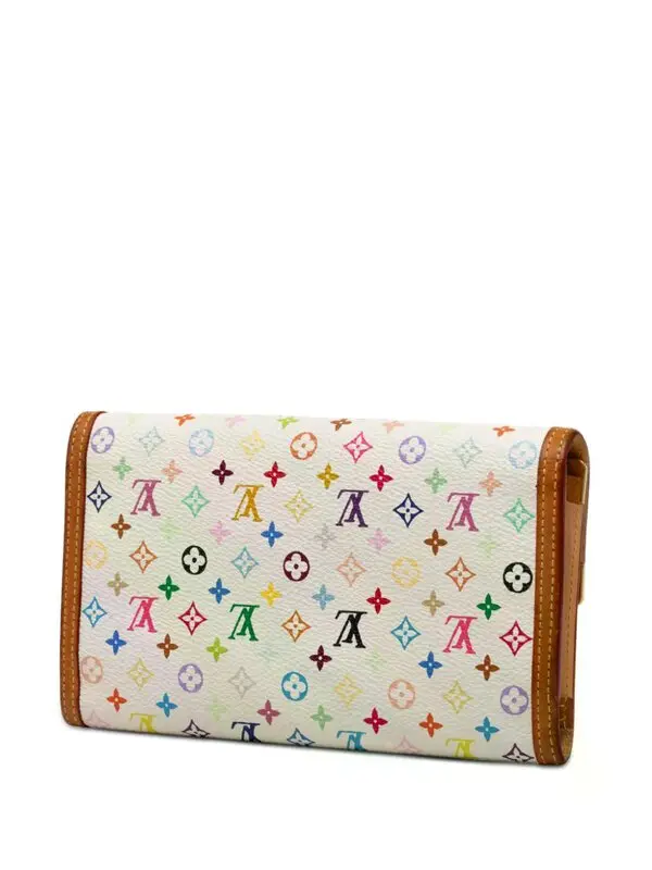 LOUIS VUITTON 2004 Monogram Multicolore Porte Tresor International Wallet Long Wallets